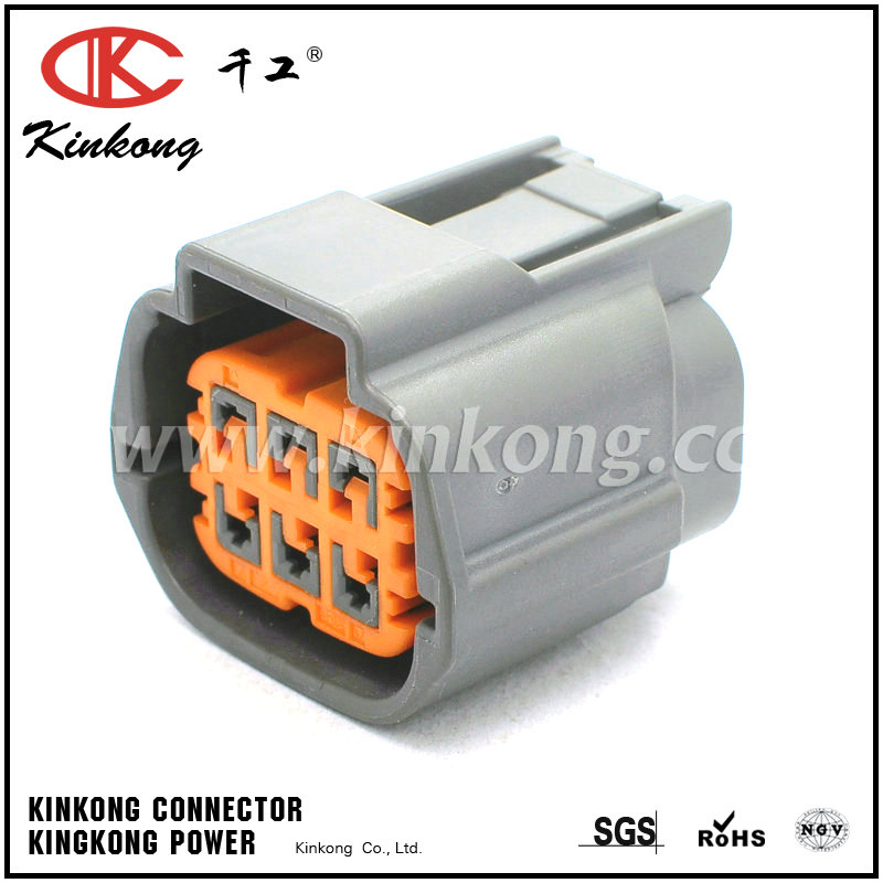 6 pin male waterproof type automotive electrical connectors 6189-0766/ ...