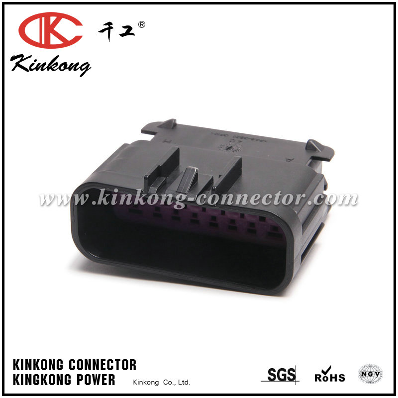 16 pin male waterproof cable connectors 15326085