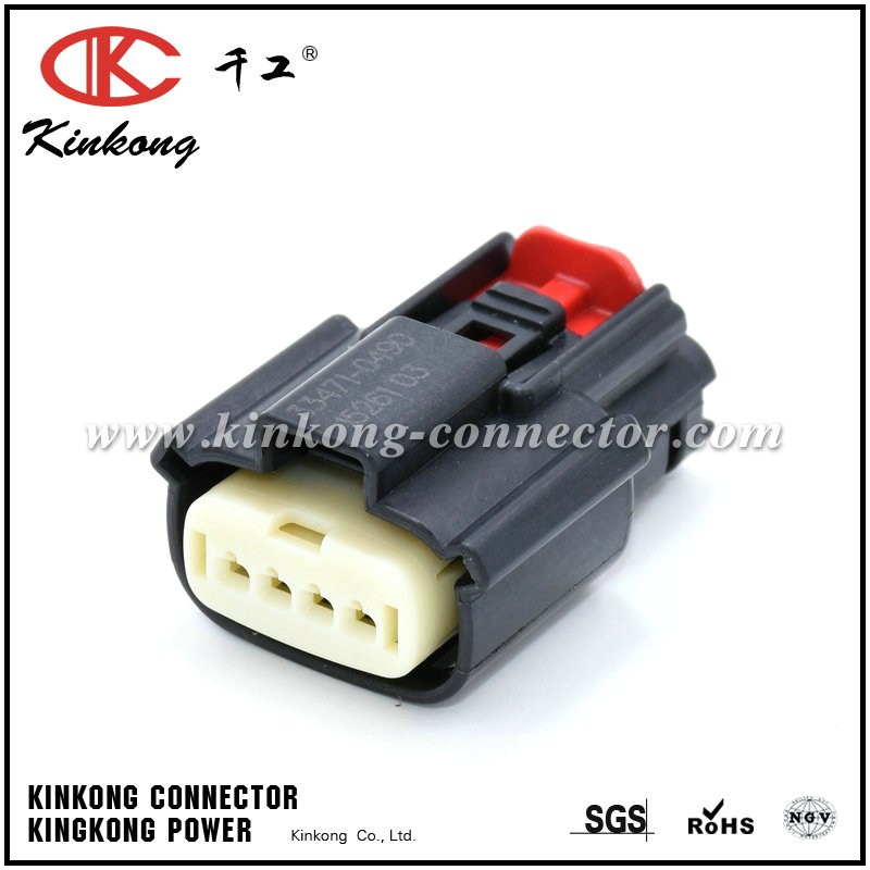 33471-0406 4 way female waterproof electrical wire plug CKK7042MA-1.0 ...
