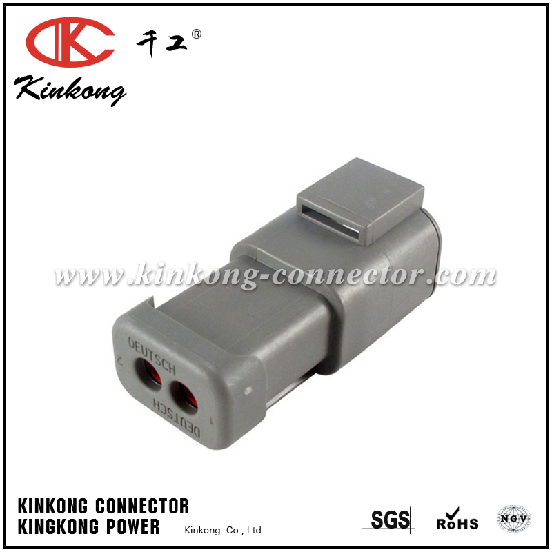2 Pin male waterproof plug DTP04-2P-E003 ATP04-2P-EC01