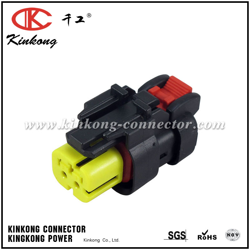 waterproof 2 hole auto female connector 776427-3