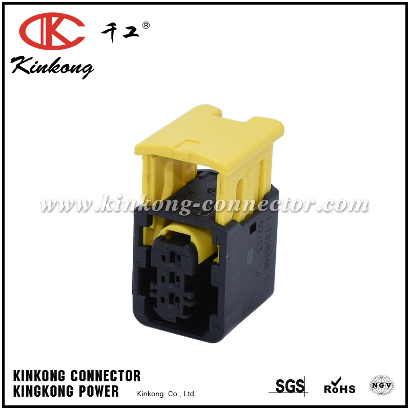 3 hole receptacle waterproof auto plug 1-1418448-1