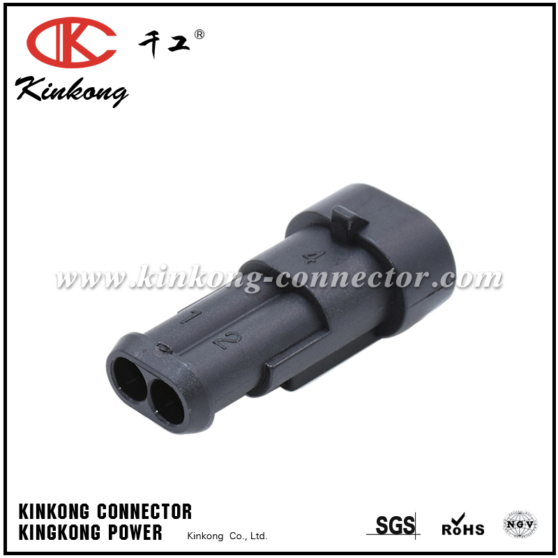 Tyco Amp replacement 2 pin blade auto connectors 282104-1