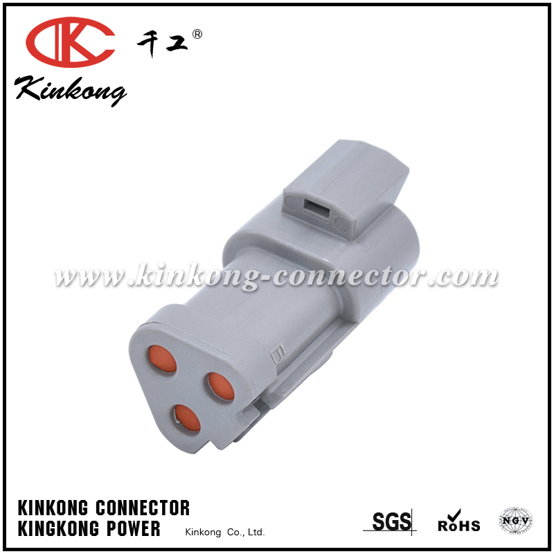 DT 3 pins waterproof plug DT04-3P-P006