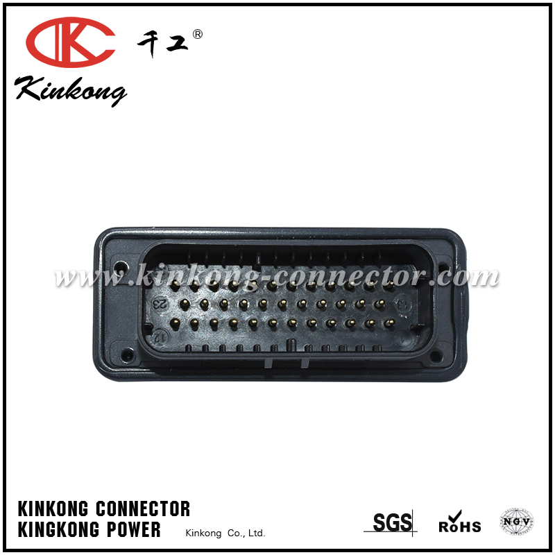 35 pin Through Hole Plug Power Connector, with Solder Termination