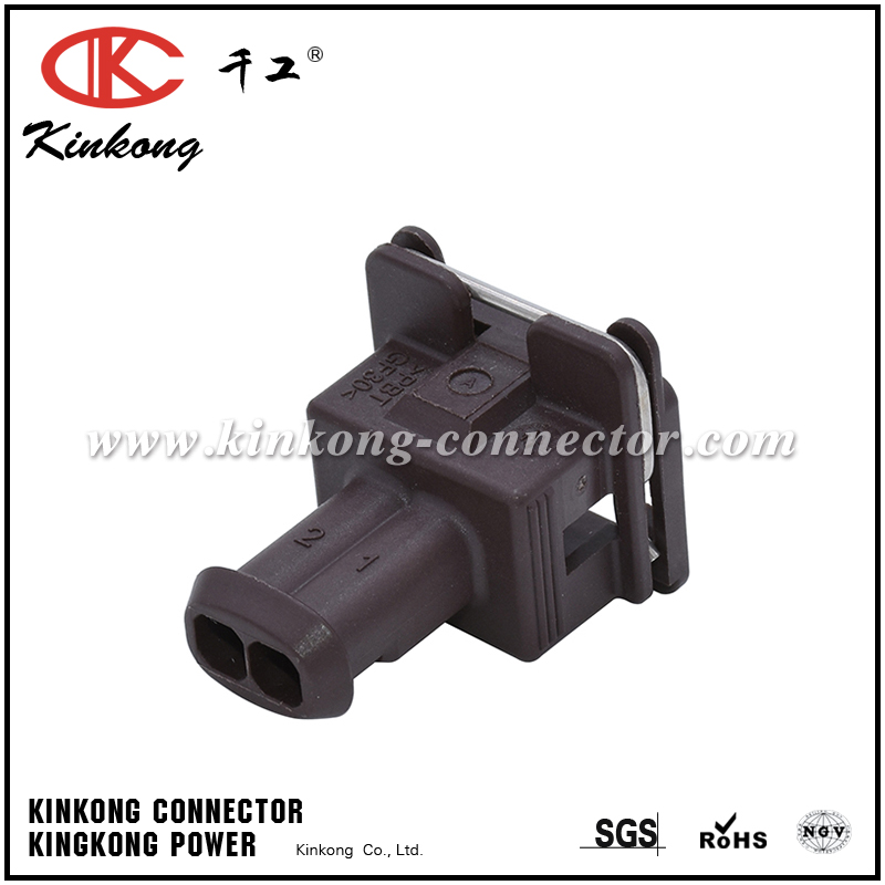 2 way female electrical fuel injector connector