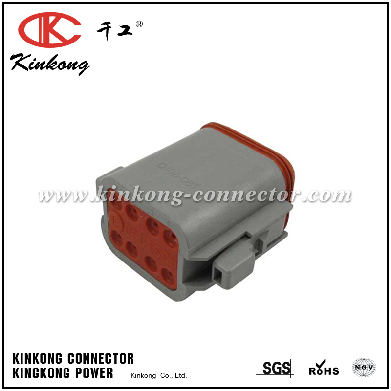 DT06-08SA-CE06 8 pole female automobile connector - Wenzhou Kinkong ...