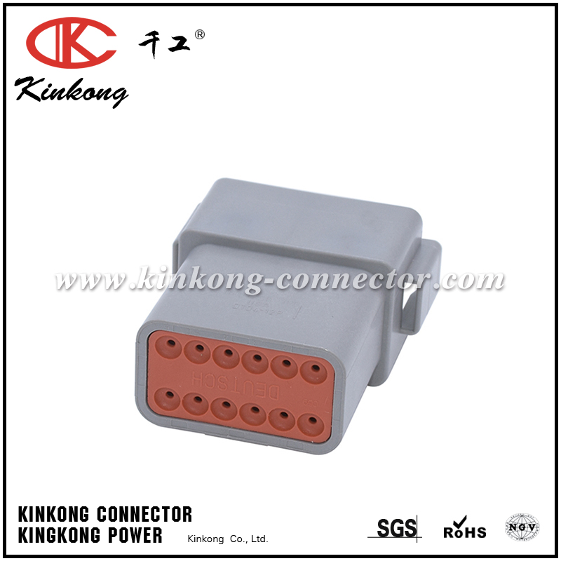 12 pin male wire connectors DT04-12P
