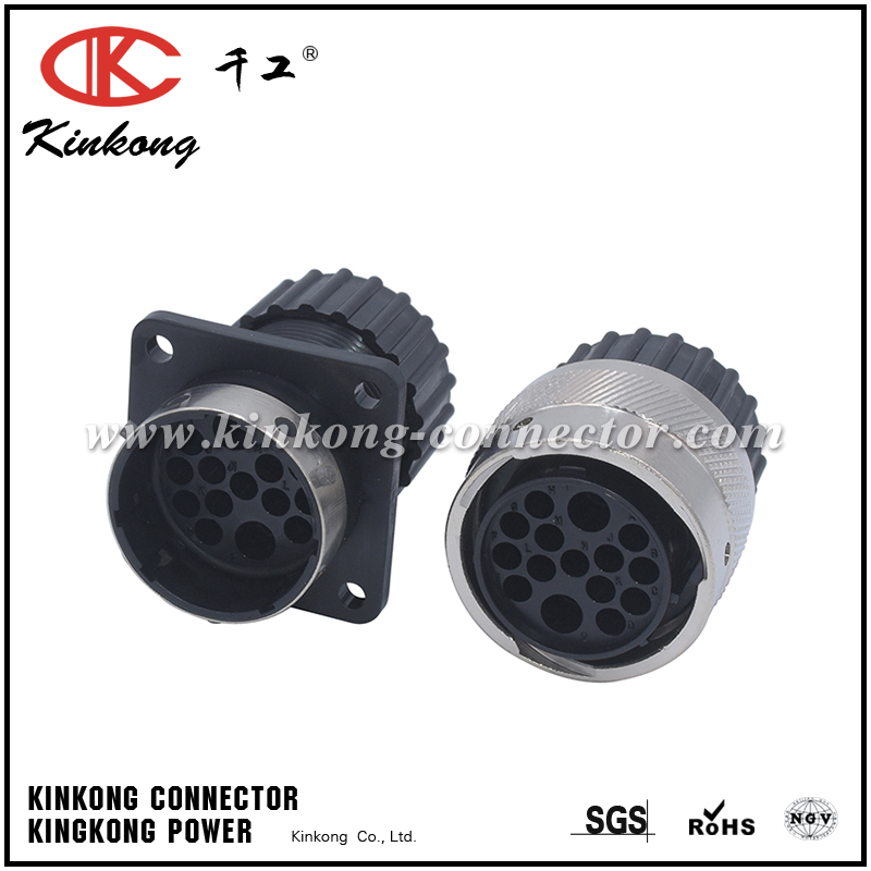 15 ways female ITT Cannon Trident Connector 192900-0581