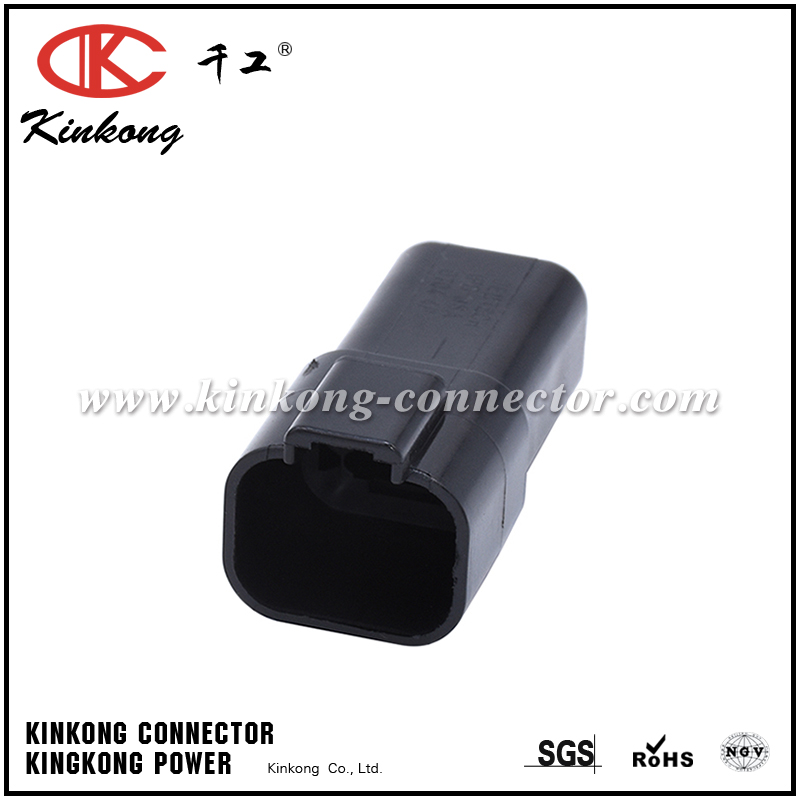 4 pin male automotive connector DT04-4P-E004 AT04-4P-BLK