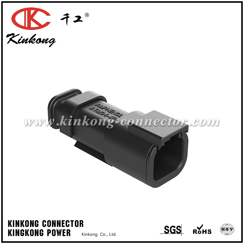 4 pin male wire connector ATM04-4P-SR01BK