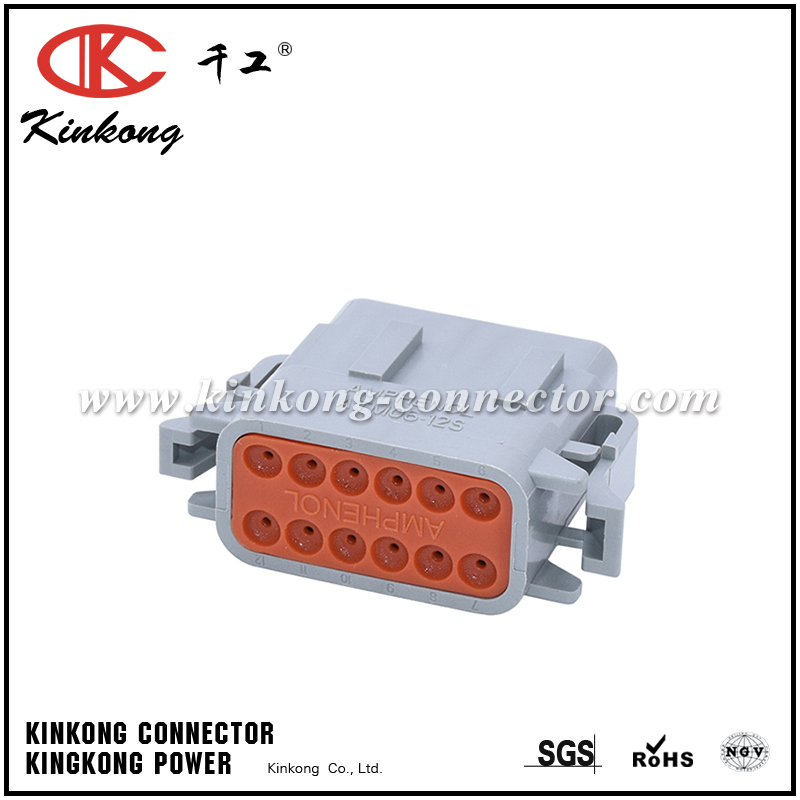 12 ways female electric connector ATM06-12SA