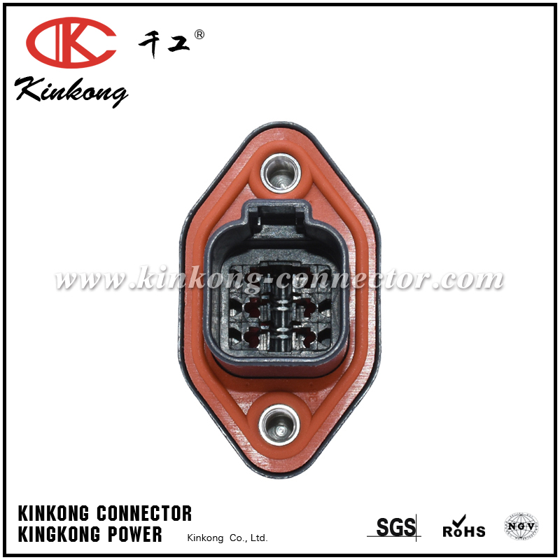 6 pin blade automobile connector DT04-6P-CL09
