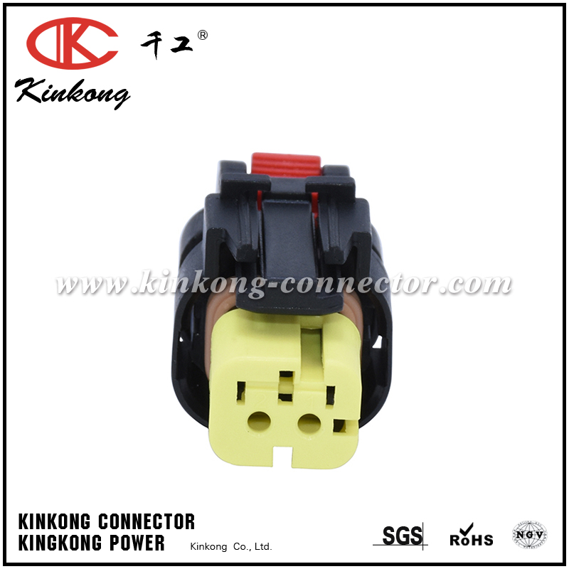 776427-3 waterproof 2 hole auto female connector 1121700215GY002 ...